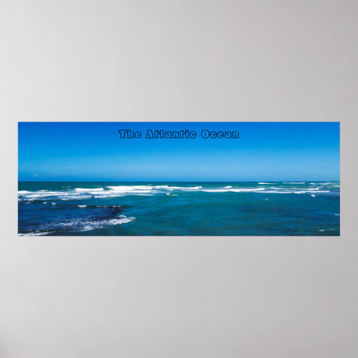 Panoramic Ocean Poster | Zazzle
