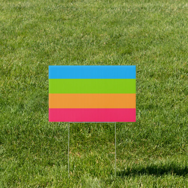 Panoromantic Pride Sign | Zazzle