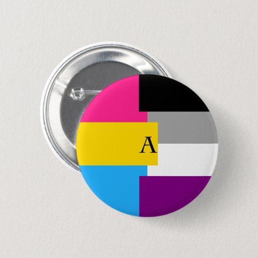 Panromantic Asexual Pan Ace Pin Zazzle