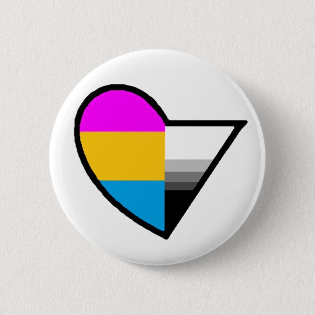 Panromantic Demisexual Button | Zazzle
