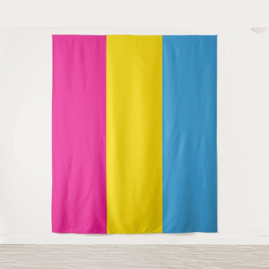 Pansexual Flag Wall Tapestry Extra Large