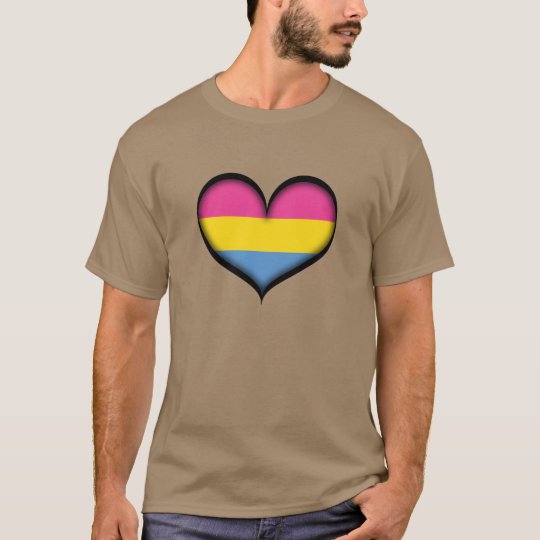 Pansexual Heart T Shirt