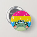 Pansexual LGBT Pride Flag Frog Button | Zazzle