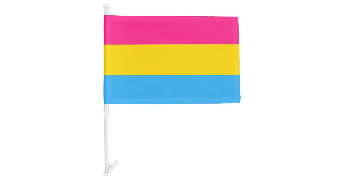 Pansexual Pride Car Flag | Zazzle