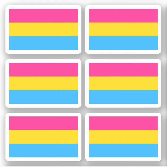 Pansexuality Pride flag Sticker | Zazzle
