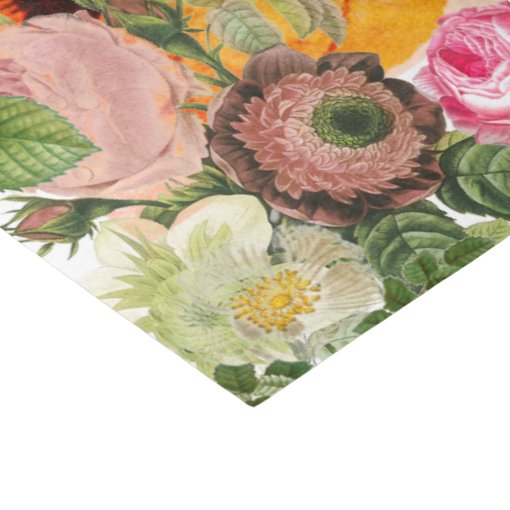 PANSIES AND FLOWERS GARDEN Tissue Paper | Zazzle