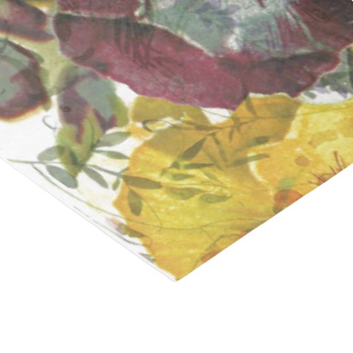 Pansy Garden Tissue Paper | Zazzle