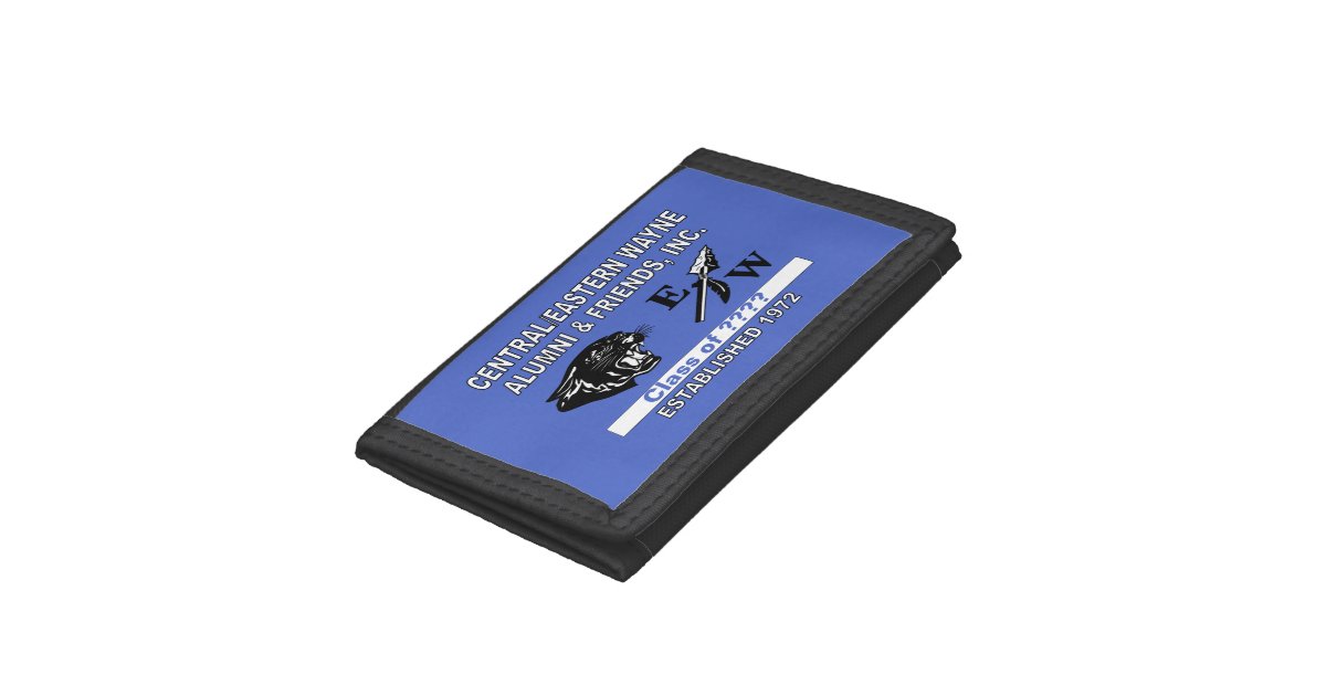 Panther and EW Royal Blue Photo Wallet | Zazzle