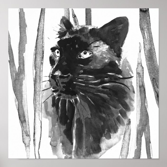 Panther Portrait Poster | Zazzle