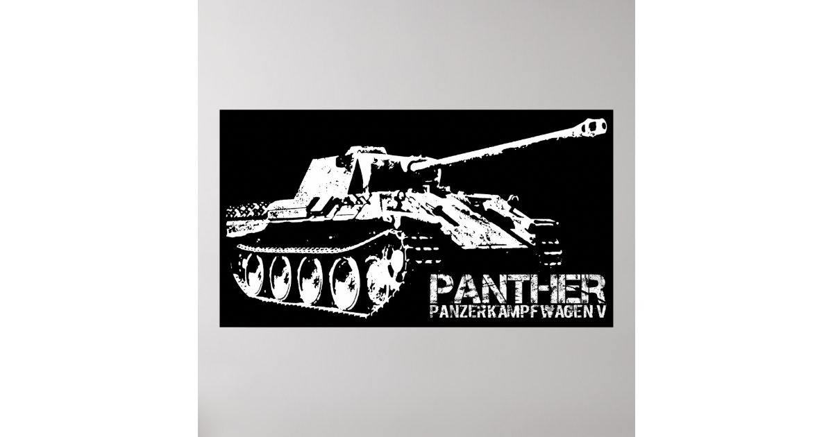 Panther Tank Poster | Zazzle