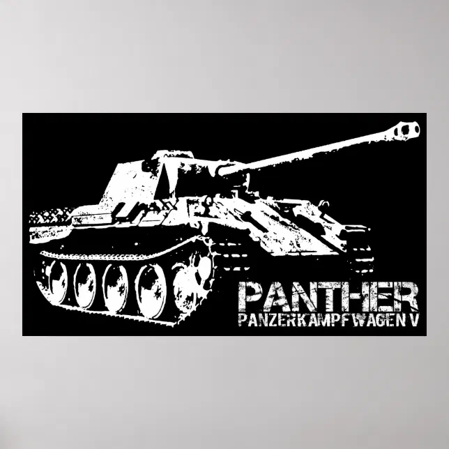 Panther Tank Poster | Zazzle