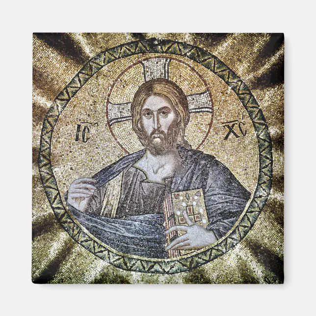 Pantocrator Jesus Christ Lord of All Icon Magnet | Zazzle