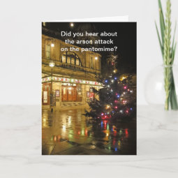 Pantomime Holiday Card | Zazzle