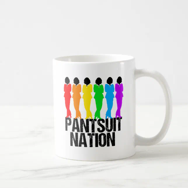 Pantsuit Nation Rainbow Women Coffee Mug | Zazzle