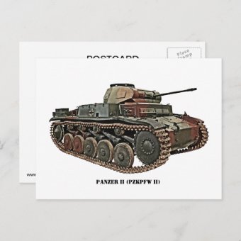 Panzer II Postcard | Zazzle