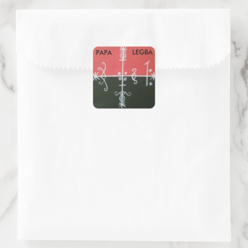 papa legba veve #2 sticker | Zazzle