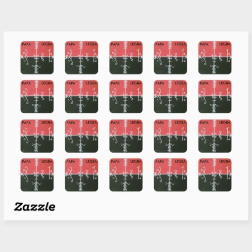 papa legba veve #2 sticker | Zazzle