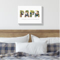 Papa Photo Collage Canvas | Zazzle