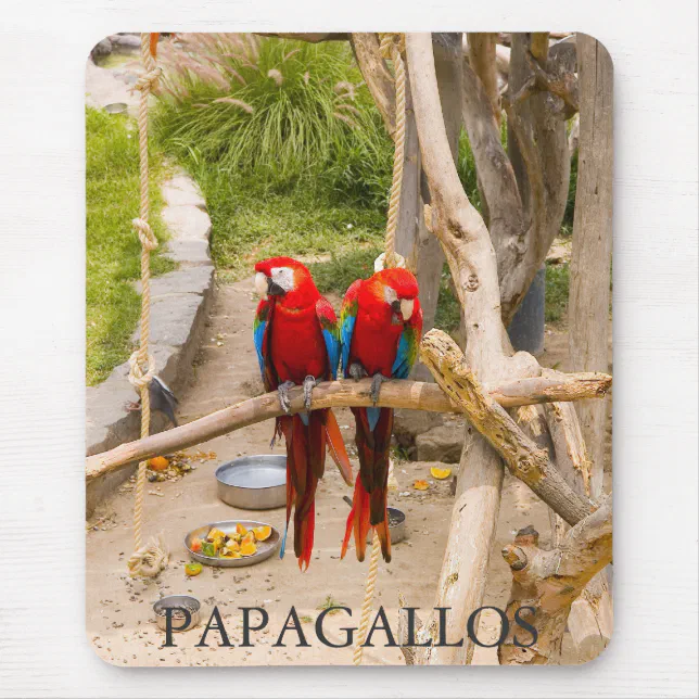 PAPAGALLOS MOUSE PAD | Zazzle