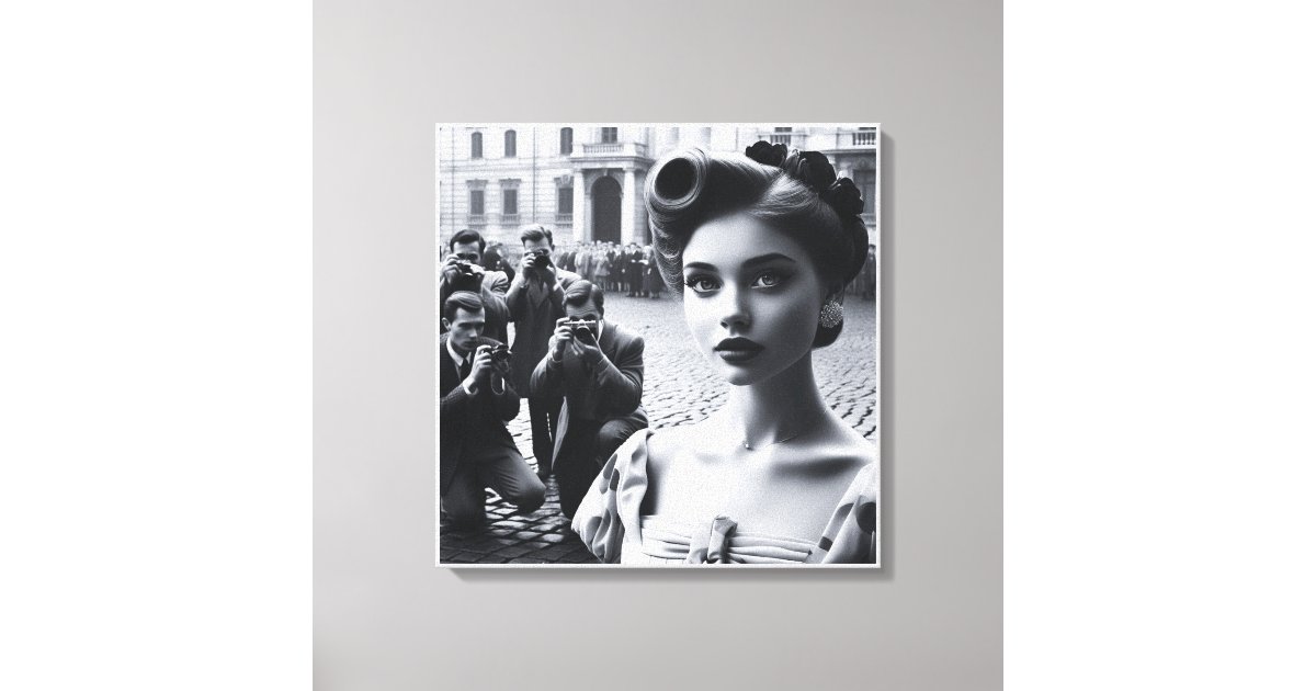 Paparazzi Canvas Print | Zazzle