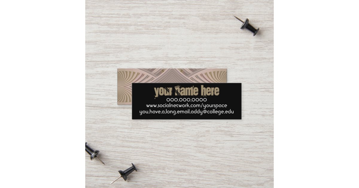 Paparazzi Personal Contact Cards | Zazzle