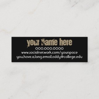 Paparazzi Personal Contact Cards | Zazzle