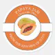 Papaya Jam Label | Zazzle