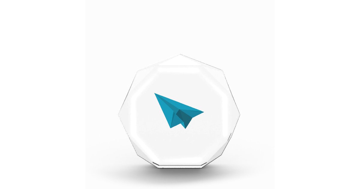 Paper Airplane Acrylic Award | Zazzle