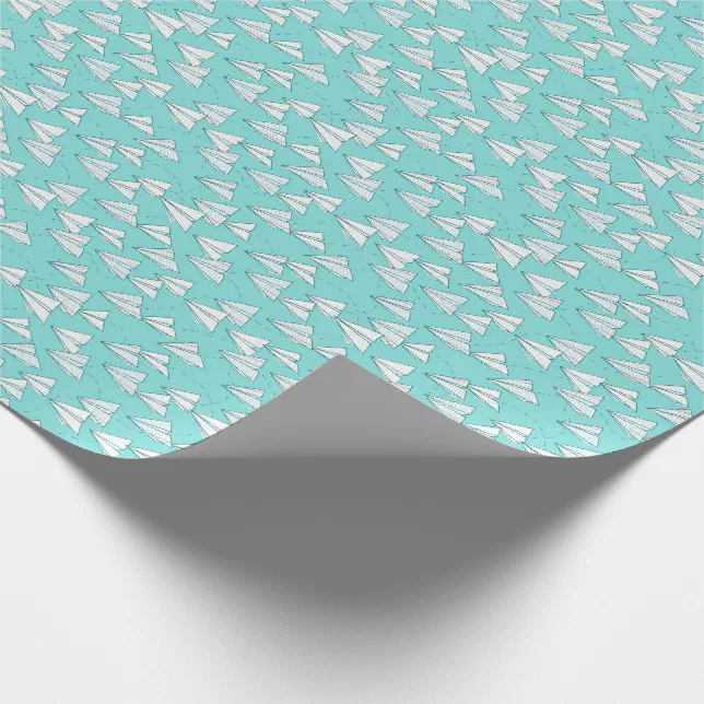 Paper Airplane Wrapping Paper | Zazzle