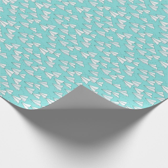 Paper Airplane Wrapping Paper | Zazzle.com