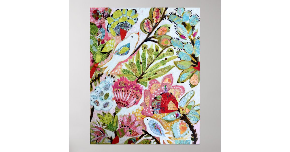 Paper Birds II Poster | Zazzle