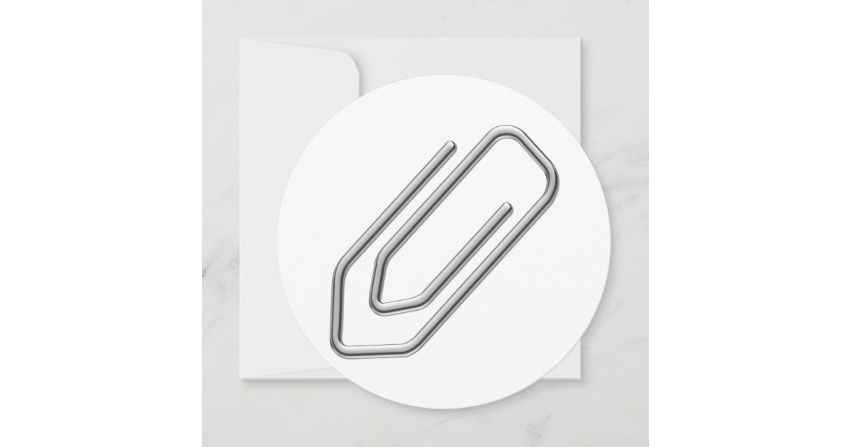 Paper Clip Invitation | Zazzle