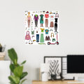 Paper Doll Poster | Zazzle