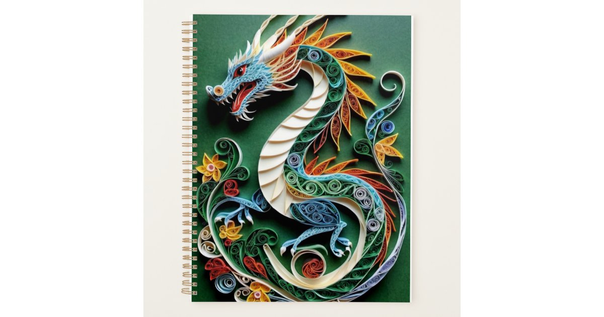 Paper Dragon Planner | Zazzle