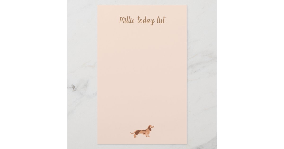 Paper Pads note cute dog dachshund | Zazzle