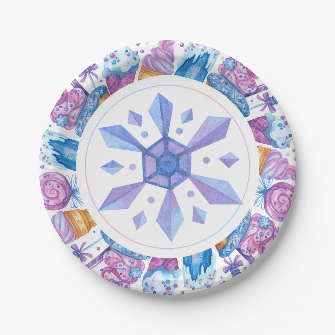 Paper Party Sweets Plate | Zazzle