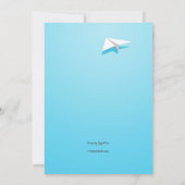 Paper Plane Moving Announcement | Zazzle