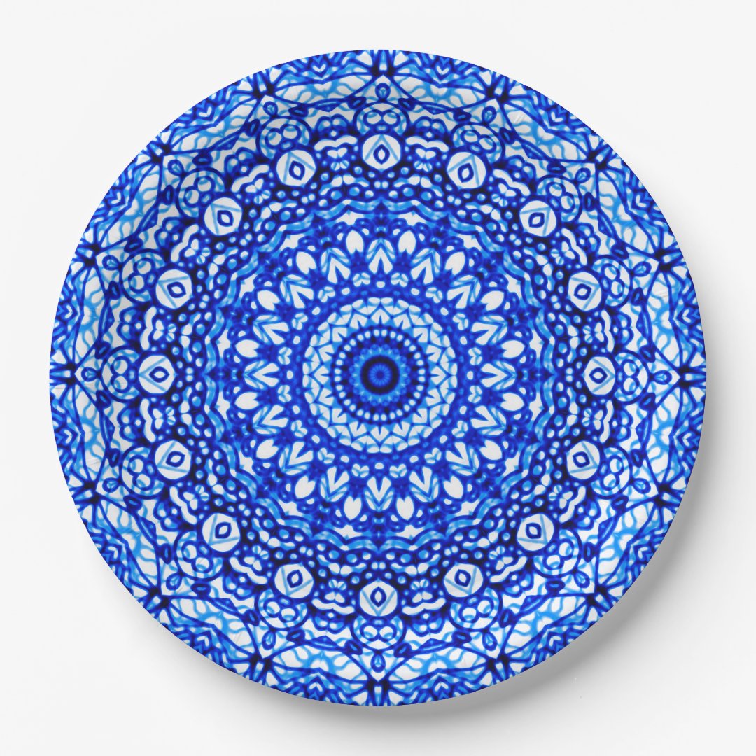 Paper Plate Mandala Mehndi Style G403 | Zazzle