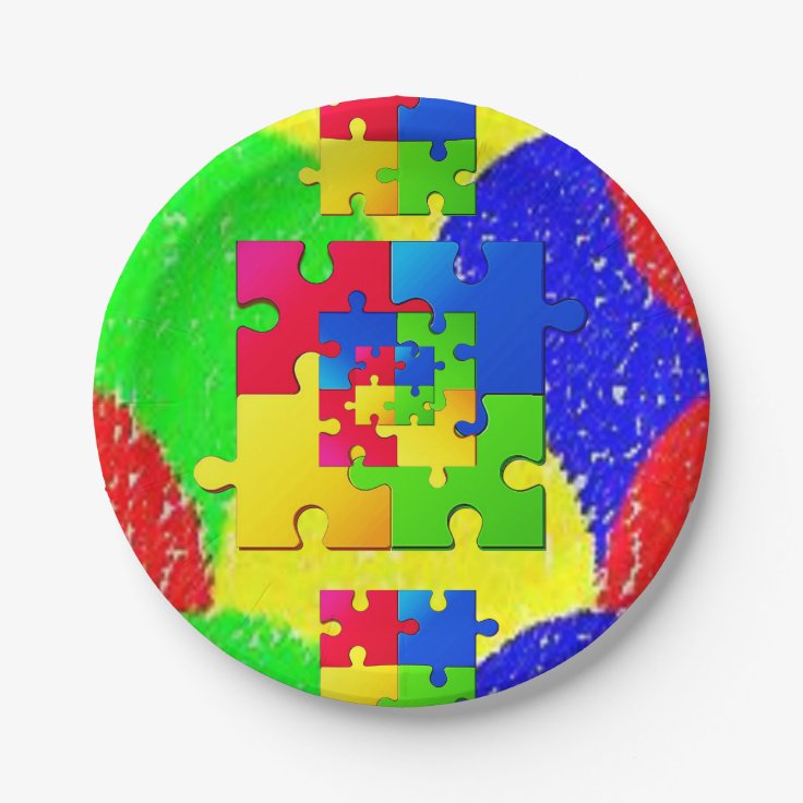 Paper Plate Puzzles | Zazzle
