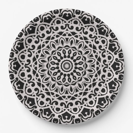 Paper Plate Tribal Mandala G385 | Zazzle.com
