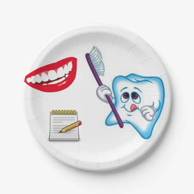 Paper Plates Dentist | Zazzle