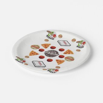 Paper Plates Pizza | Zazzle
