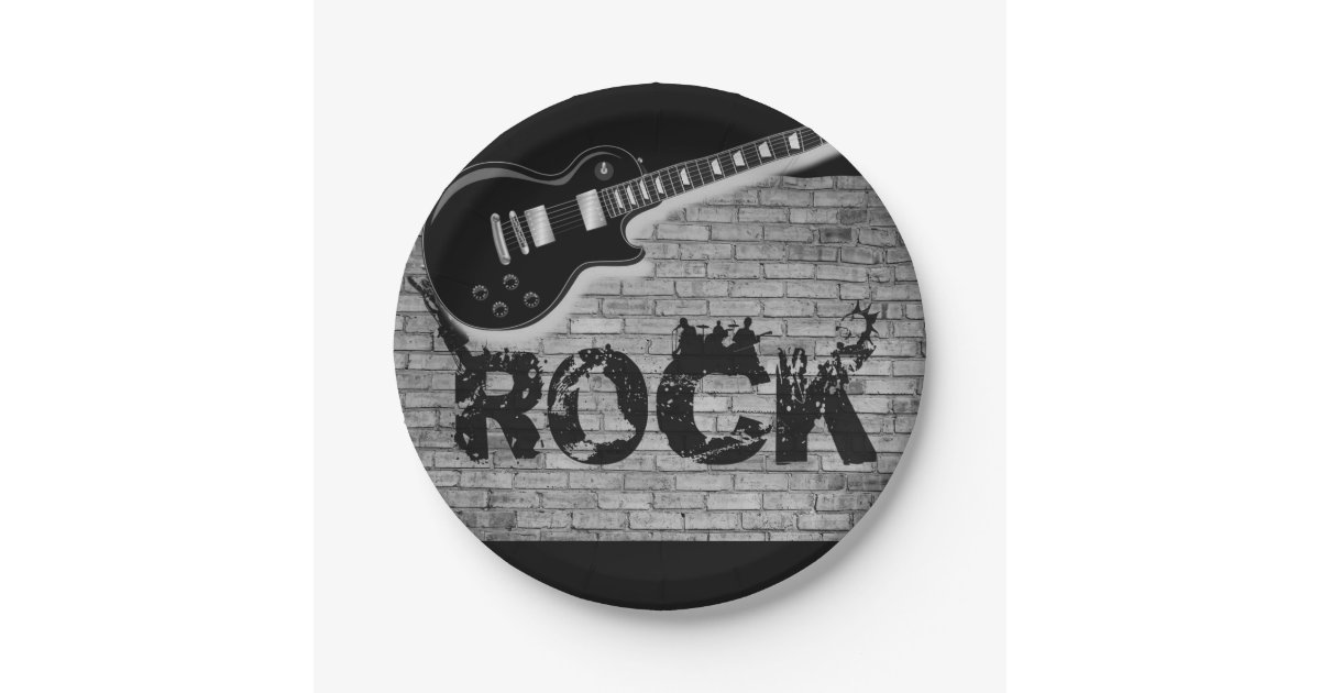 Paper plates Rock Music | Zazzle