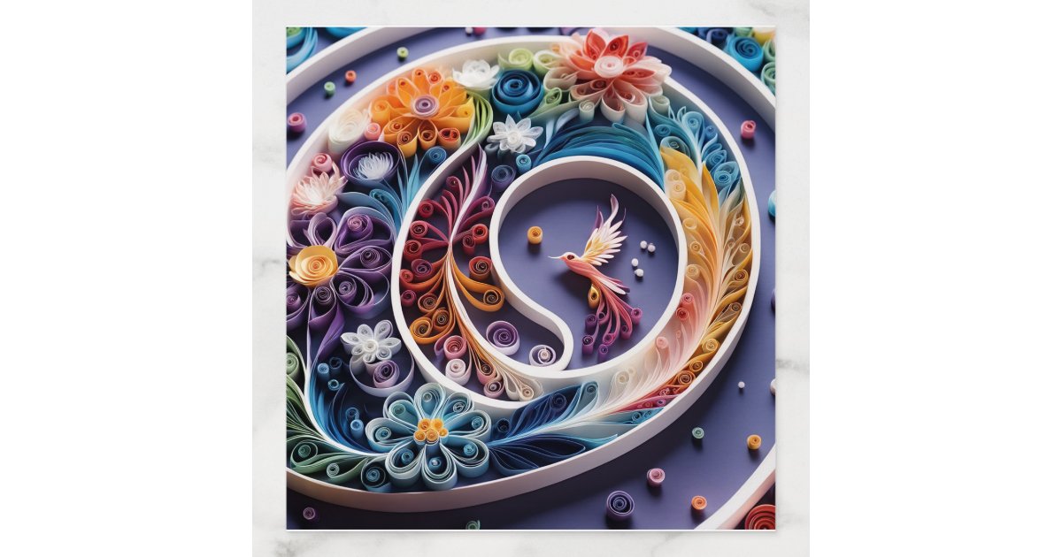 Paper quilling art is an ethereal form of fantasy envelope liner | Zazzle