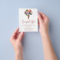 PAPER Rustic Boho Ice Cream Bridal Shower | Zazzle