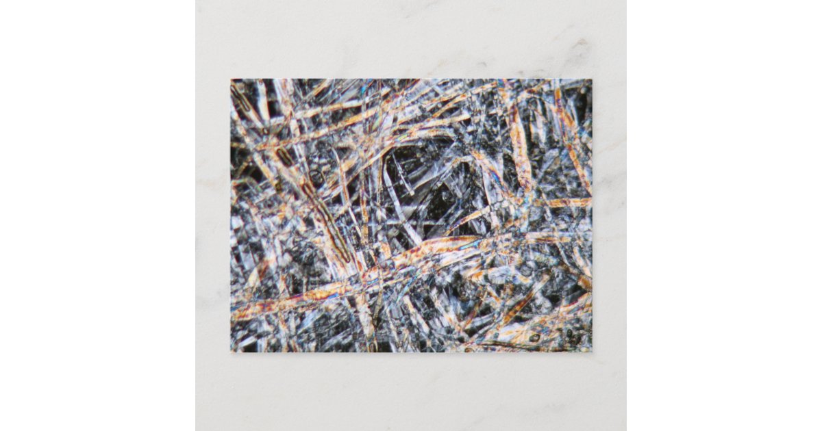 Paper under the microscope postcard | Zazzle