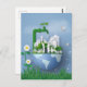 Papercut Earth Day Conservation Faucet & City Postcard | Zazzle