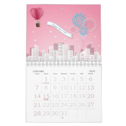 Papercut Love & Romance Couples Calendar | Zazzle