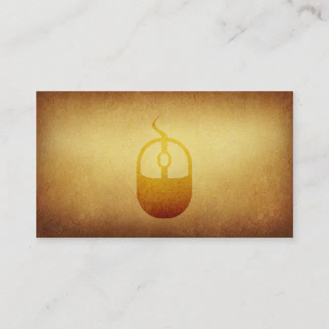Papered Archive Computer Mouse Business Card | Zazzle