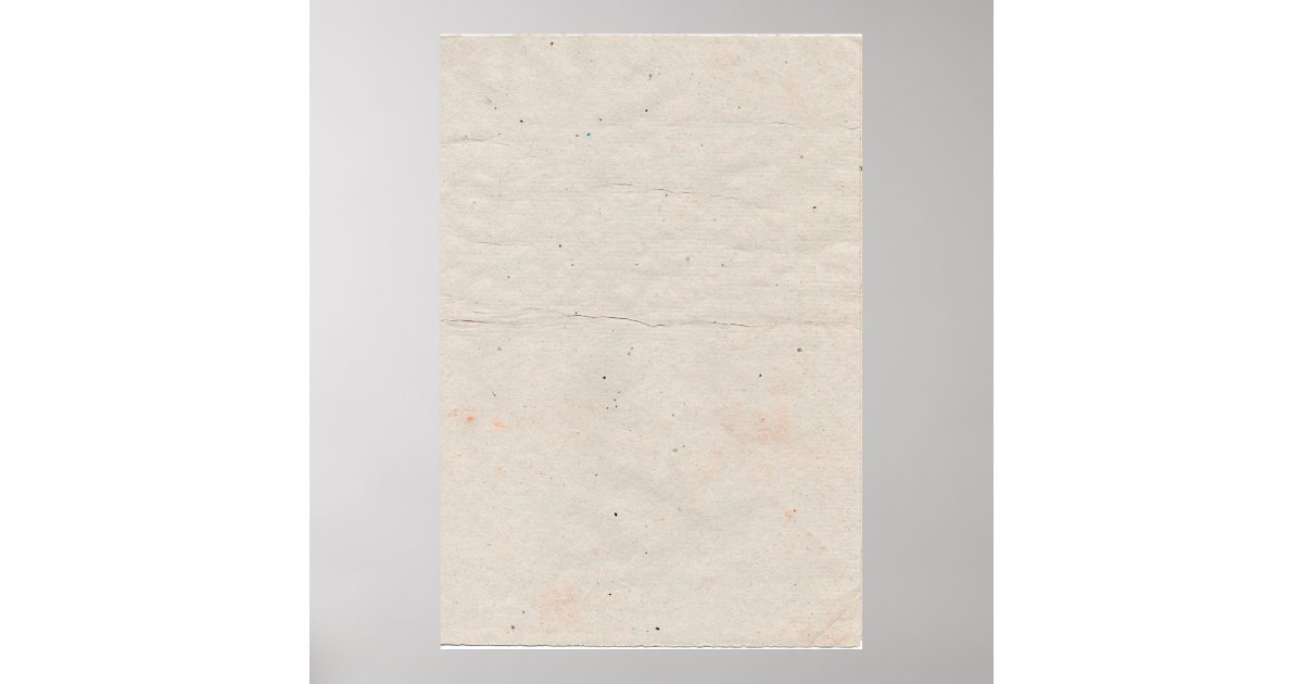 Papertexture texture paper poster | Zazzle